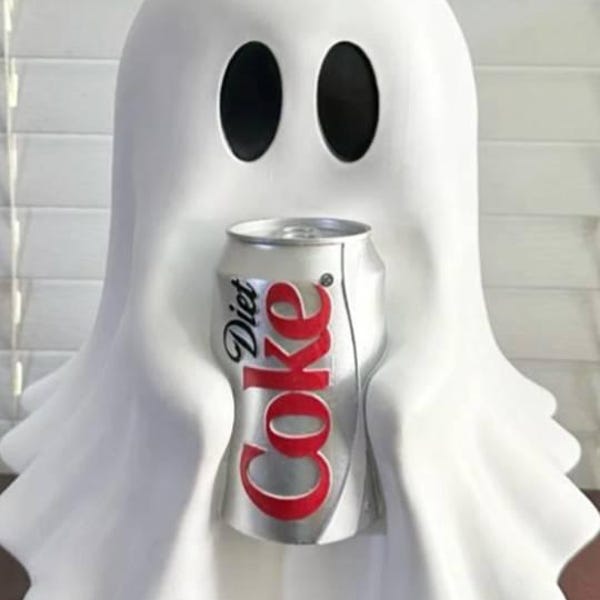 Ghost Coke - Ghost Diet Coke - Viral Ghost Coke Can – Trending Ghost Coca-cola Can – Spooky ...