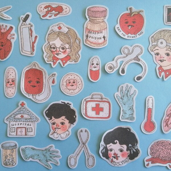 Medical STICKERS (34 Pack) - Etsy