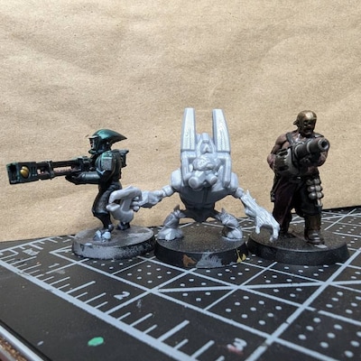 Halo Warthog Chaingun Gauss Launcher reach Miniature Thestlsmith 3D ...