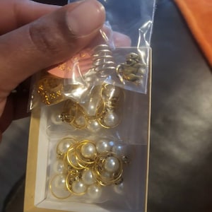 Set of 6 Gold Cowrie Shell Loc Rings Braid Rings Loc - Etsy