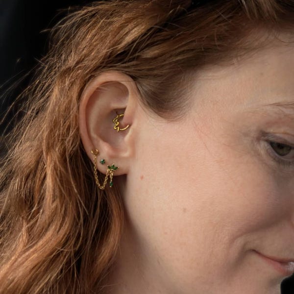 Implant Titanium Push in Threadless Nose Set ,L Bend Nose Stud ...