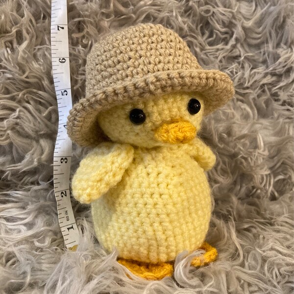 Baby Duck Crochet Pattern PDF- Amigurumi Plushie Directions With ...