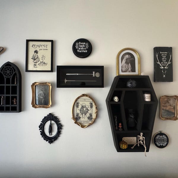 Gothic Coffin Shaped Outlet Cover Plate - Etsy