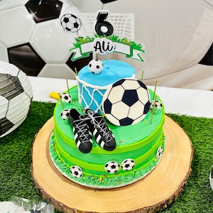 Soccer Cake Topper Sports Cake Topper Champion League - Etsy UK
