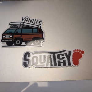 Bigfoot Sticker Set, Choose Your Quantity and Designs - Etsy