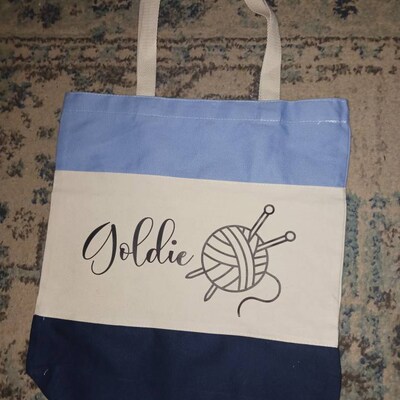 Library Book Tote Bag, Personalized Bookworm Tote Bag, Gifts for ...