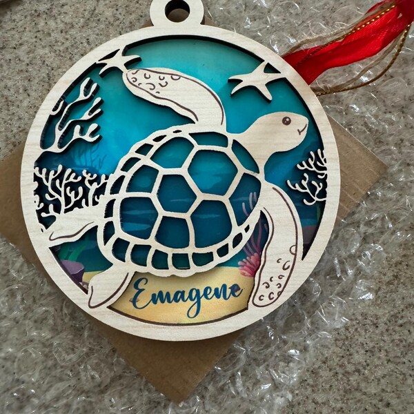 Personalized Miner Layered Wood Ornament, Custom Coal Miner Christmas ...