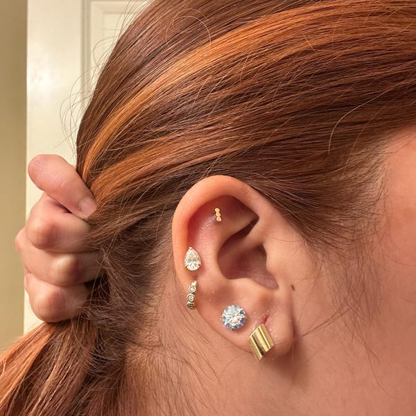 14K Gold Glitter Chain Y Drop Necklace, Flat Link Chain Y-drop Chain ...