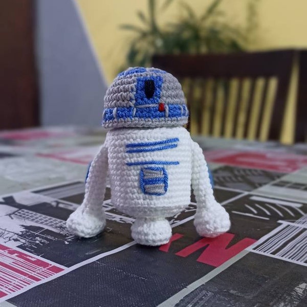 R2-d2 Toy Art Amigurumi Crochet Pattern PDF - Etsy