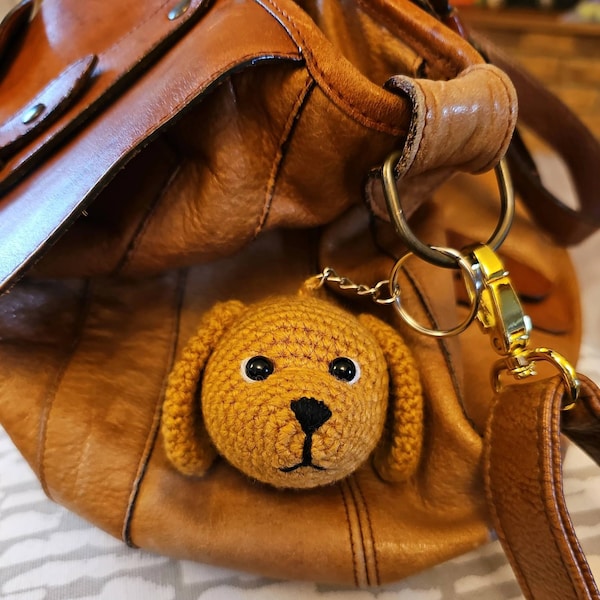 Amigurumi Dog Keycahin PATTERN, Crochet Dog Xmas Tree Decor, Crochet ...