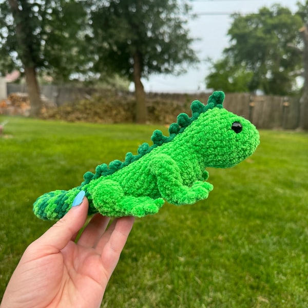 Igor the Iguana- Crochet Iguana Pattern- Imtermediate Crochet Pattern ...