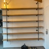 RUSTIC Console Table SLIMLINE With Hair Pin Legs Reclaimed Timber Style ...