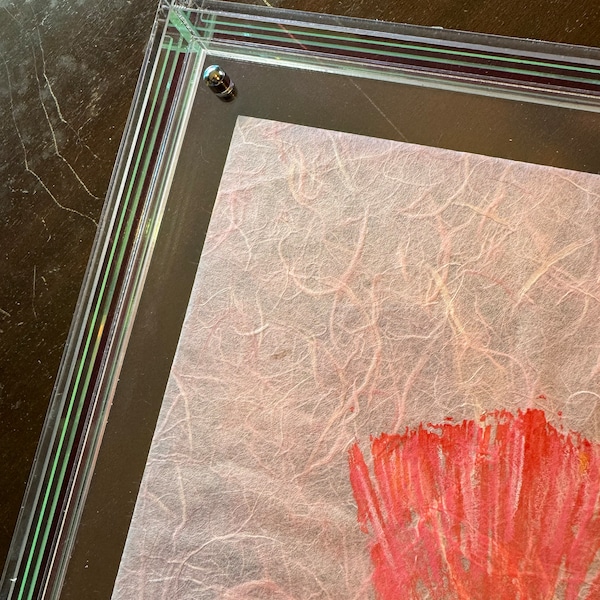 Acrylic Transparent and Dazzling Color Frame, Color Transparent Display ...