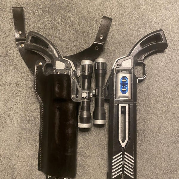 Knights of the Old Republic Mandalorian Smuggler Blaster Holster - Etsy