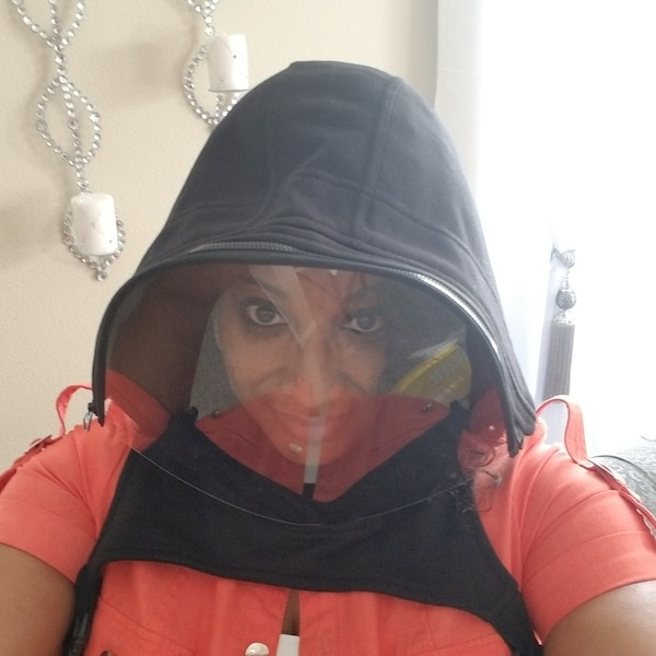 Face Shield With Hood, Face Shield Mask, Full Head Mask, Full Face Mask ...