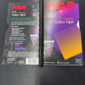 VHS Notebook, Recycled/repurposed VHS Box Original Case Upcycled ...