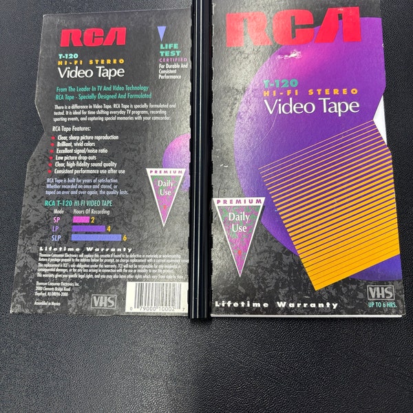 VHS Notebook, Recycled/repurposed VHS Box Original Case Upcycled ...