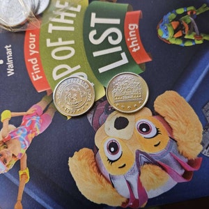 10 Five Nights at Freddys ACTUAL TOKENS Birthday Party MEDAL - Etsy