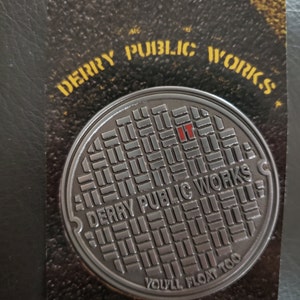 Stephen King's IT Inspired Derry Public Works Enamel Pin - Etsy