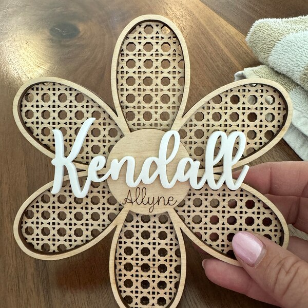 Custom Birth Flower Garden Frame - Personalized Family Sign - Wood ...