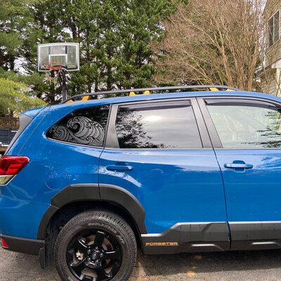 Fits 2018-2023 Subaru Crosstrek Rear Side Windows Mountain Tree Outdoor ...