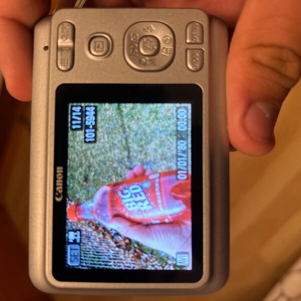 Complete Set, Olympus Mju Mini Digital Silver Digicam, Tested, Working ...