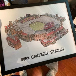 Florida State University Westcott Fountain Famous Brick Print - Etsy