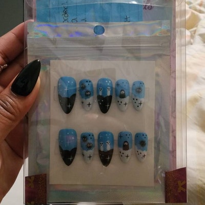 Studio Ghibli Soot Sprite Nails - Etsy