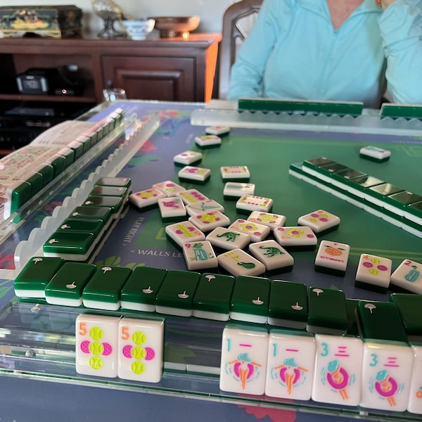 Mahjong Racks With Scalloped Pushers 20 INCH - Etsy