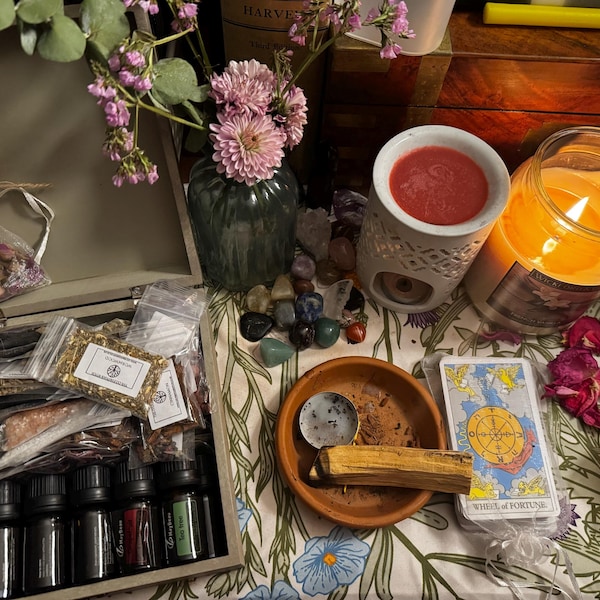 Set of 50 Herbs, 6 Resins & 3 Salts Sachets - Witchcraft Kit , Spell ...
