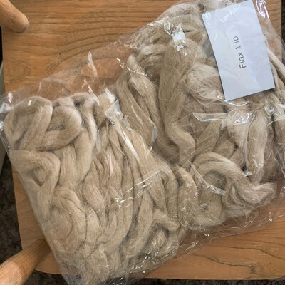 1 Lb Flax, Combed Top, Roving, Spinning Fiber, Linen, Fiber, Natural ...