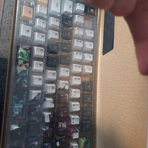 KDA All Out Seraphine Seraphine Superstar Lol Series Keycap Set, 127 Keys PBT for Mechanical ...