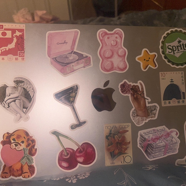 Mystery Sticker Pack - Pinterest Aesthetic Stickers,coquette Sticker ...