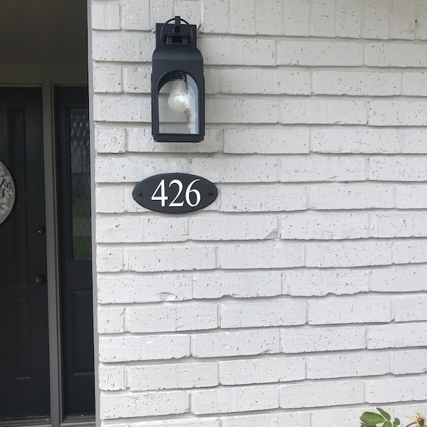ADDRESS SIGN (carved Stone) House Number / Marker Plaque / Slate ...