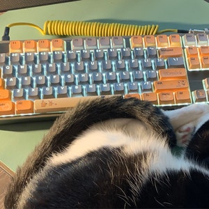 Ice Blue Personality Mechanical Keyboard Keycaps Water | Etsy