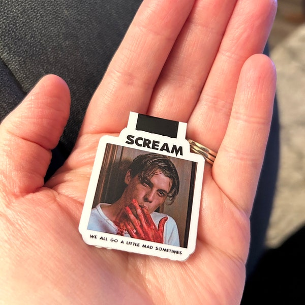 Billy Loomis Magnetic Bookmark| Ghostface | Scream Movie Bookmarks ...