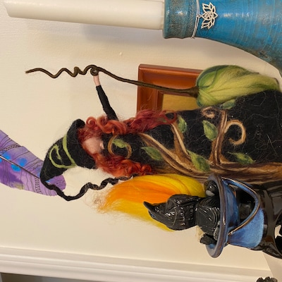 Witch IVY, Waldorf Inspired Felted Doll - Etsy
