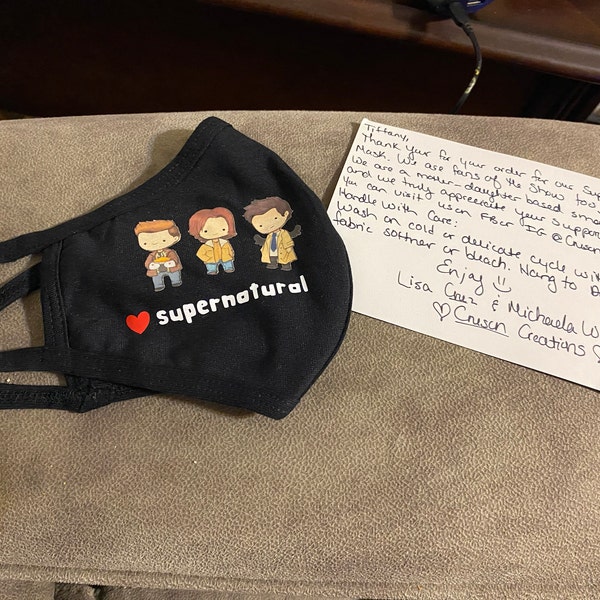 Supernatural Mask: Driver Picks the Music Cruson Creations - Etsy