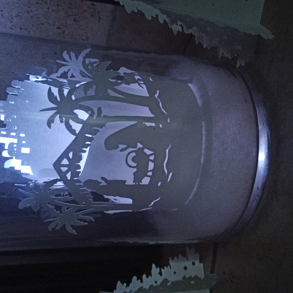 Combo 3 Items Paper Cut Lamp for Christmas - DIY Paper Cut Lamp - Merry ...