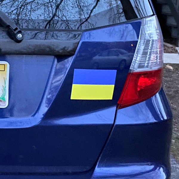 Ukraine Ukranian Flag Car Magnet Decal - 4 X 6 Heavy Duty for Car Truck ...