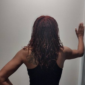 Extra Small Loc Extensions 0.15-0.2cm.x 10 Locs per Bundle. 100% Afro ...