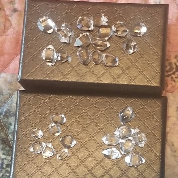 Herkimer Diamond Strand, High Quality Drilled Herkimer Diamond Beads ...