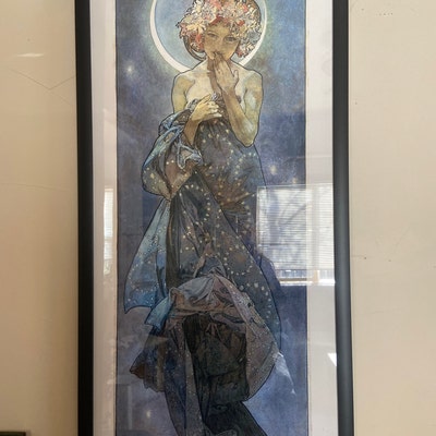Evening Star 1902 Alphonse Mucha Art Nouveau Poster Fine Art - Etsy