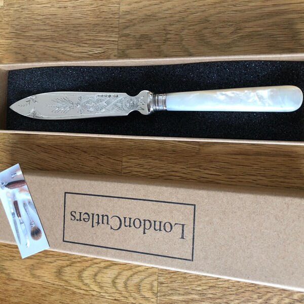 Antique Sterling Silver Letter Opener Hallmarked Sheffield 1850 ...
