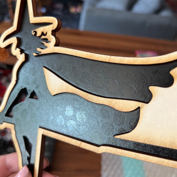 Simple Halloween Decor, Halloween Door Corner Sign, Witch Halloween ...