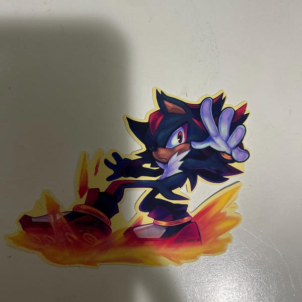 Shadow the Hedgehog Sonic Adventure Sticker - Etsy