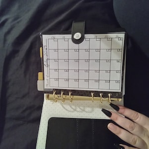 Goth Planner Pages With Day, Week, and Month Printable Planner Daily ...