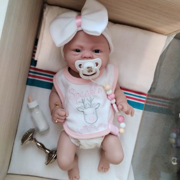 Full Body Silicone Miniature Baby Boy - Etsy