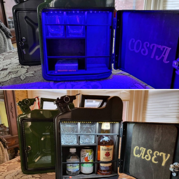 Personalized Jerry Can Mini Bar 10L for Present, Custom Original Gift ...