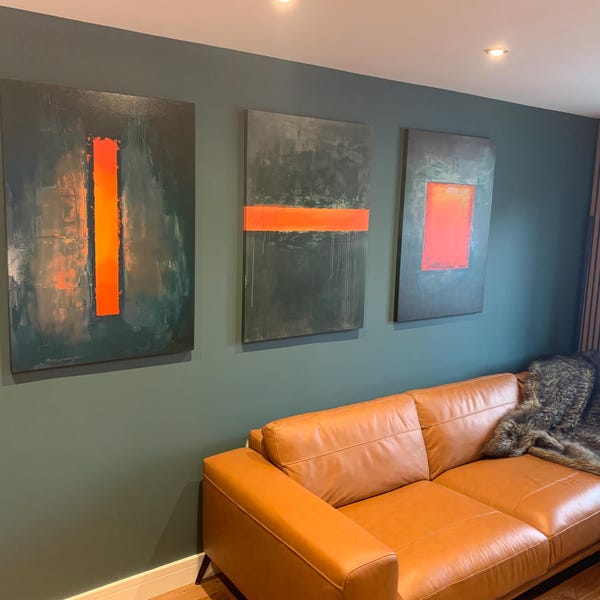 Mark Rothko Orange Canvas Wall Art , Mark Rothko Production , Modern ...